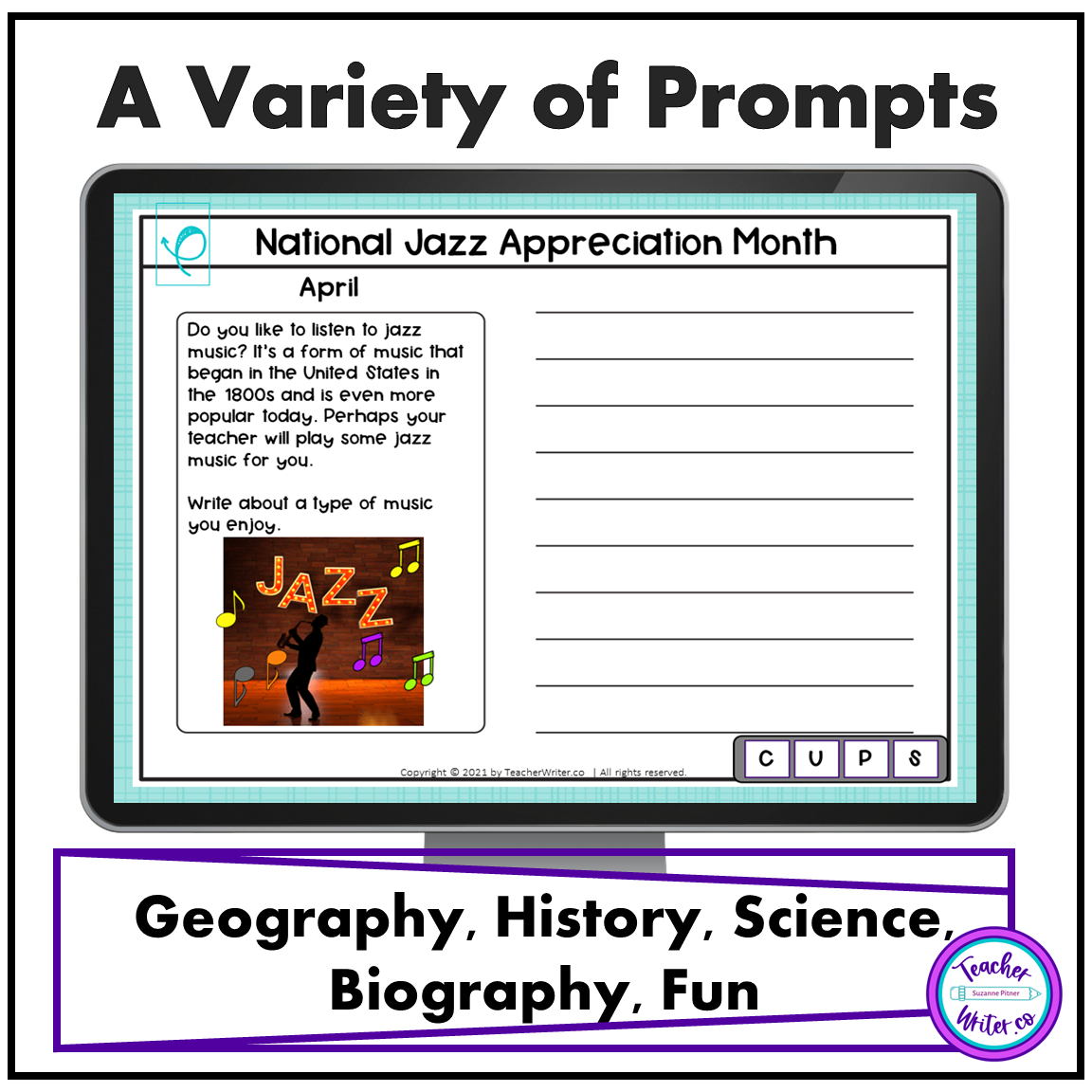 April Writing Prompts for Spring with National Days | Made By Teachers