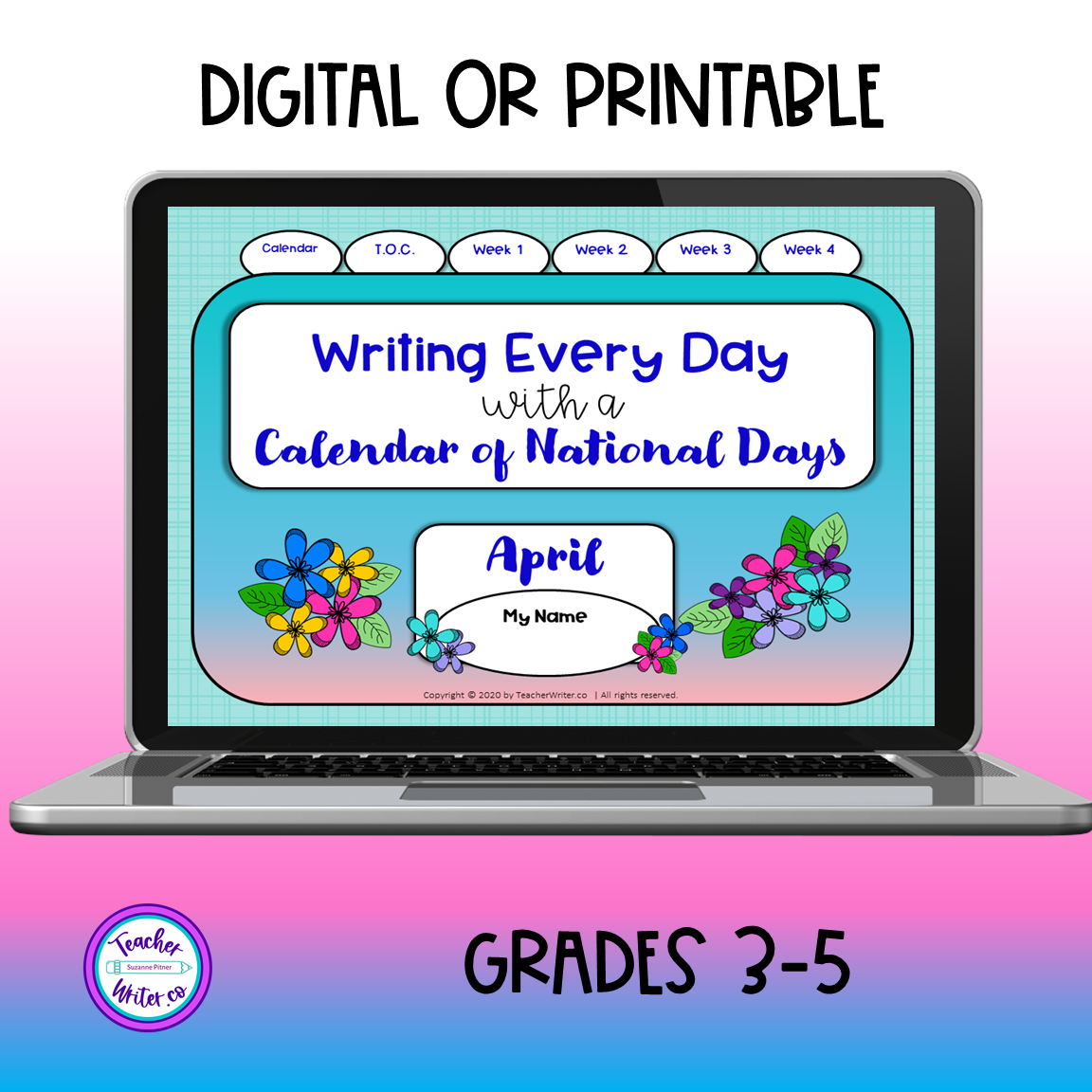 April Writing Prompts for Spring with National Days | Made By Teachers