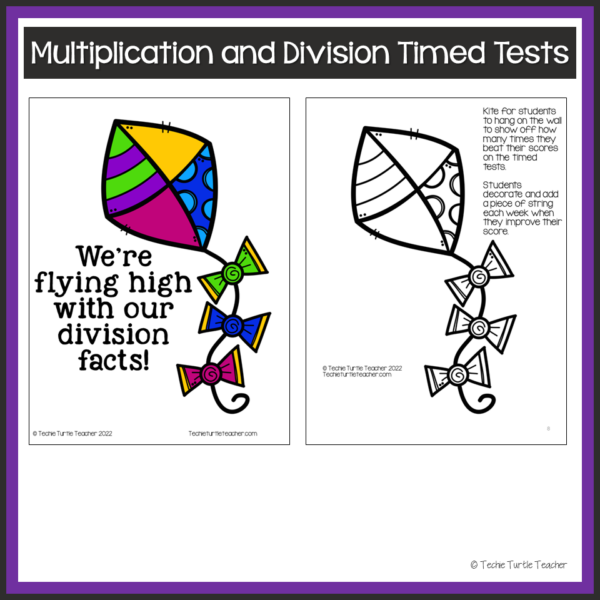 Math Fact Fluency Timed Quizzes & Tracking Sheets: Multiplication ...