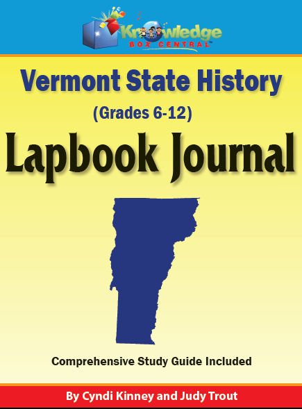 Vermont State History Lapbook Journal / Interactive Notebook | Made By ...