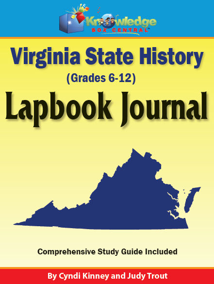 Virginia State History Lapbook Journal / Interactive Notebook | Made By ...