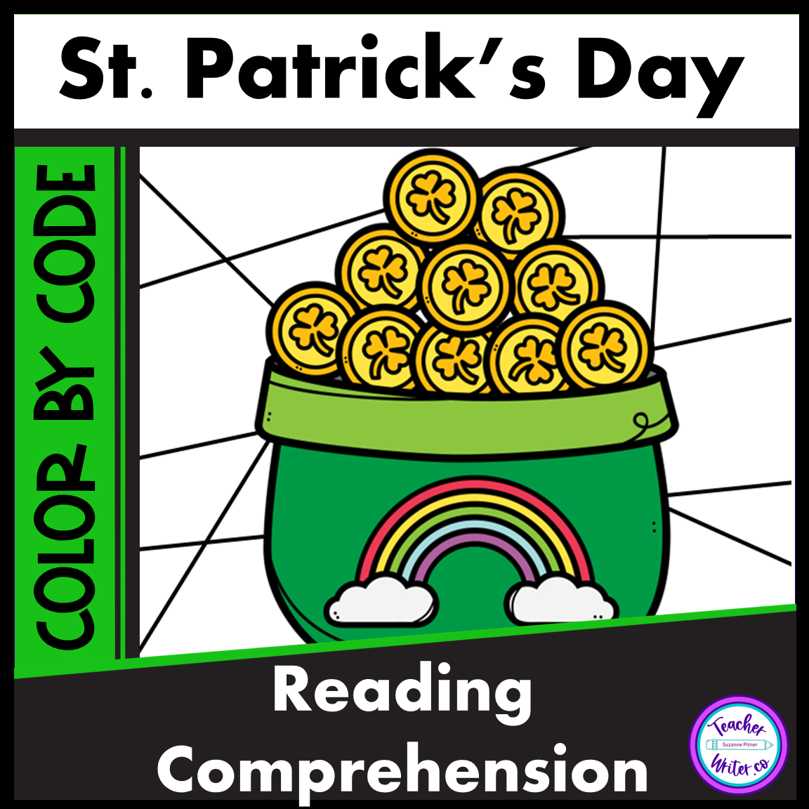 St. Patrick's Day Reading Comprehension - Color by Code | Made By Teachers