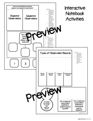 Child Development Basics - Interactive Note-Taking Activities | Made By ...