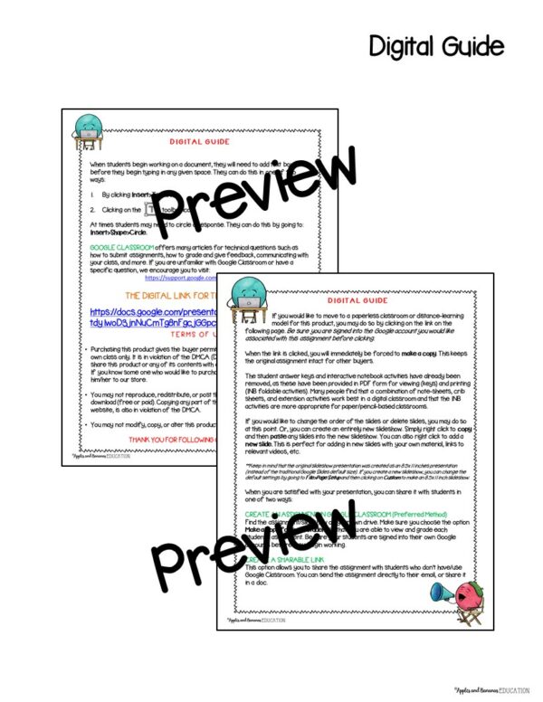 Parenthood - Interactive Note-Taking Activities - Made By Teachers