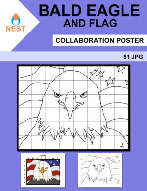 Bald Eagle and Flag Collaboration Poster | Made By Teachers