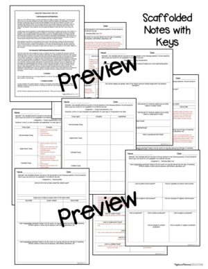 Family and Parenting - Interactive Note-Taking Activities | Made By ...