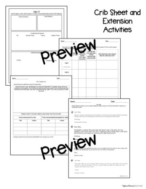 Ages 1-3 Interactive Note-Taking Activities | Made By Teachers