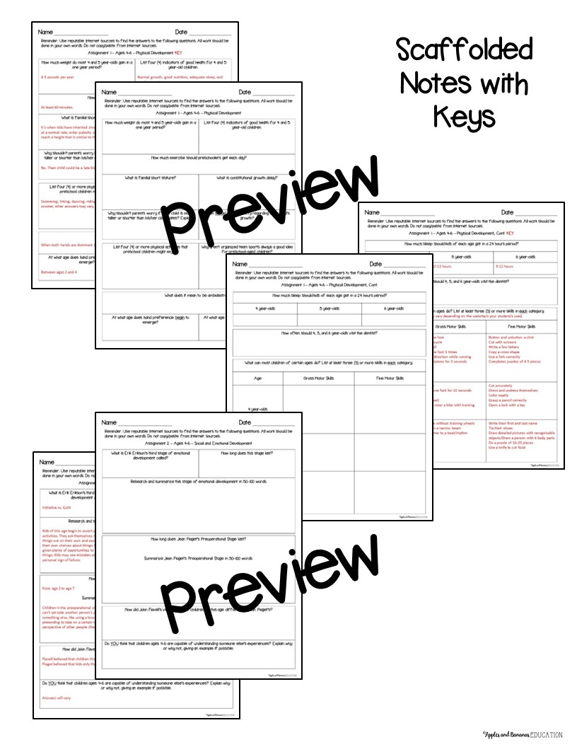 Ages 4-6 Interactive Note-Taking Activities | Made By Teachers