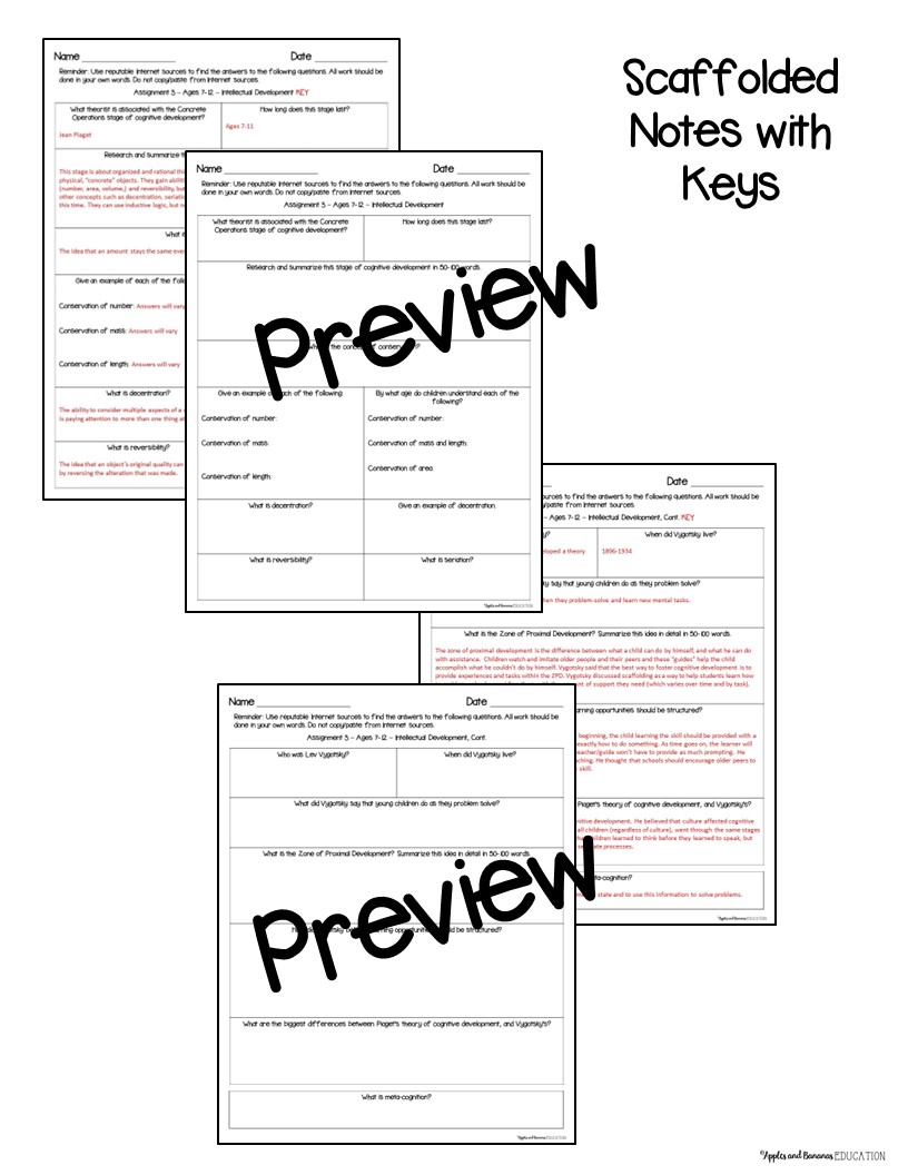 Ages 7-12 Interactive Note-Taking Activities | Made By Teachers