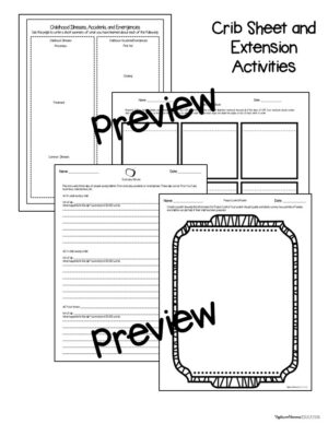 Childhood Illnesses, Accidents, and Emergencies - INB Activities | Made ...