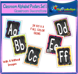 Alphabet Posters - Set 1 | Made By Teachers