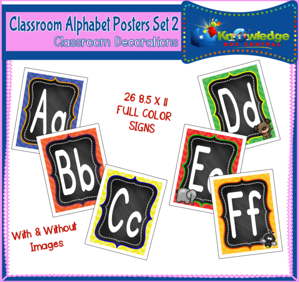 Alphabet Posters - Set 2 | Made By Teachers