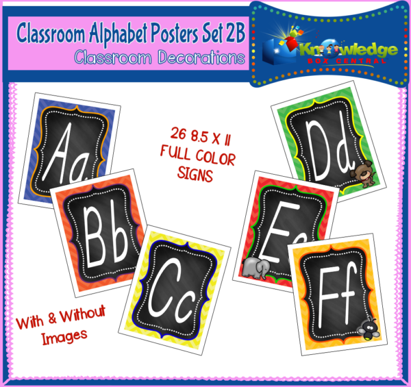 Alphabet Posters - Set 2B | Made By Teachers