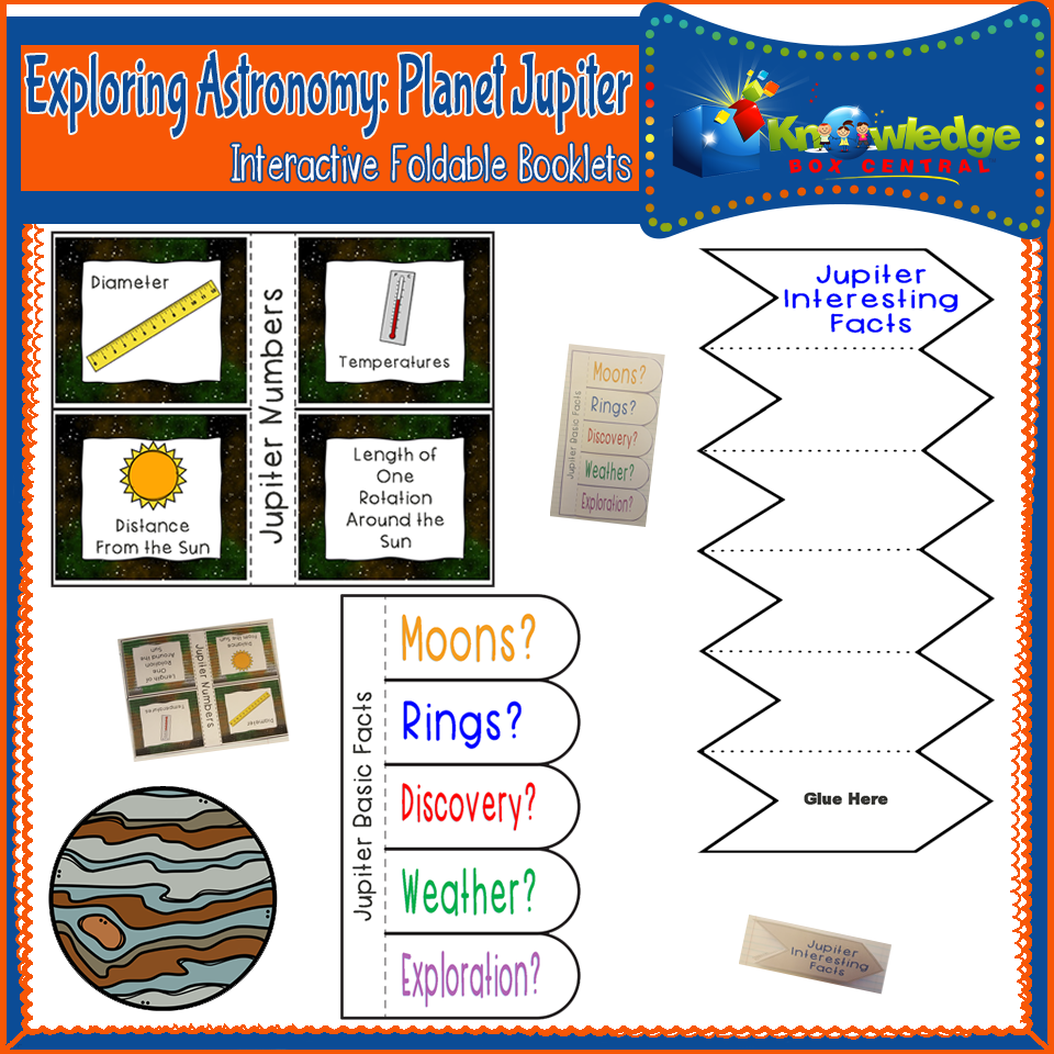 Exploring Astronomy: Planet Jupiter Interactive Foldable Booklets ...