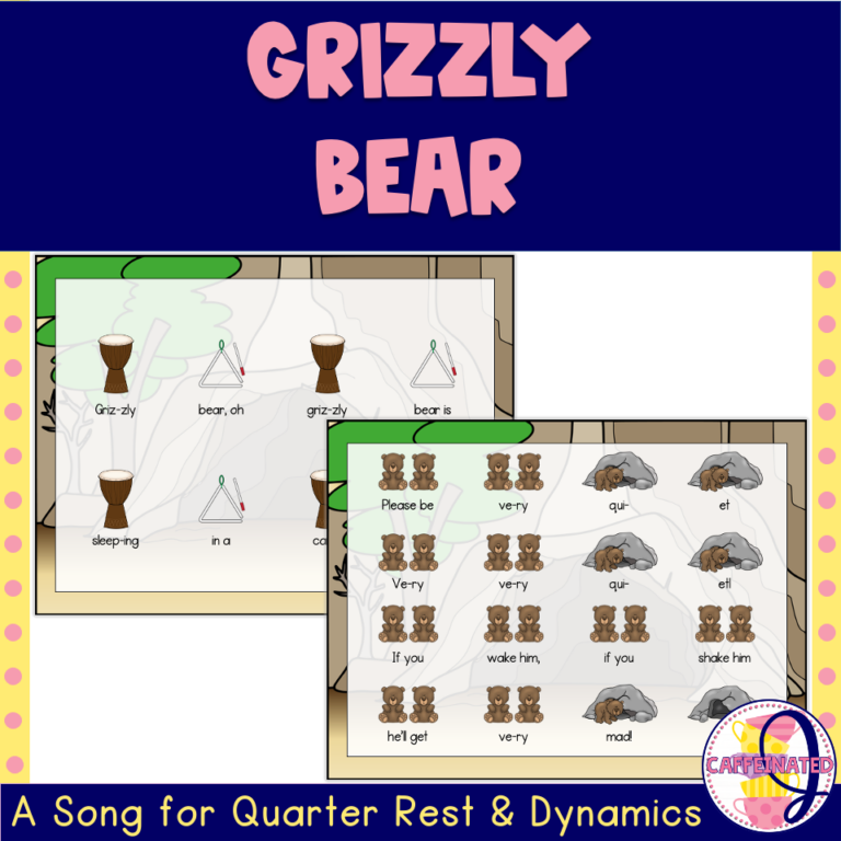 Grizzly Bear : A song for Quarter Rest and Forte and Piano | Loud and ...