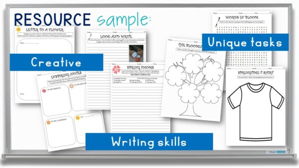 Spring Activities - ELA Emergency Sub Plans, Tasks, Crafts, Worksheets ...