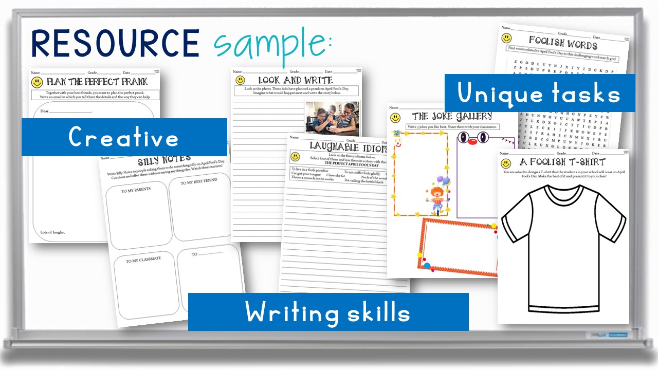 April Fool's Day Fun Activities - Tasks, Worksheets, Prompts | Made By ...