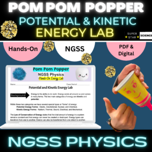 Potential & Kinetic Energy Lab Hands On Physics Fun NGSS Activity ...