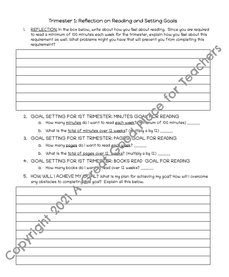 Creating Independent Readers in Your Middle School Classroom | Made By ...