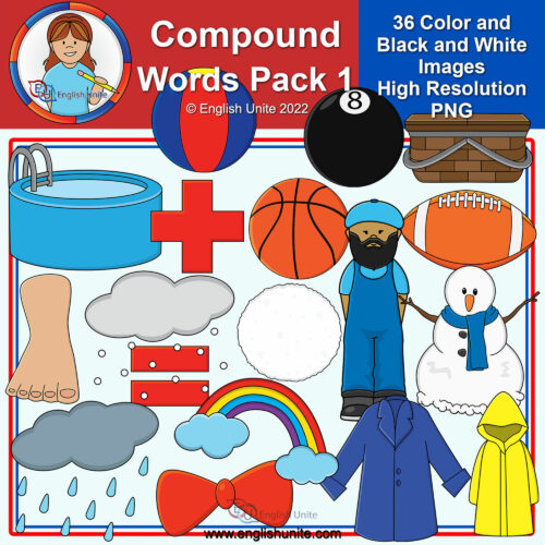 Clip Art - Compound Words Pack 4 | Made By Teachers