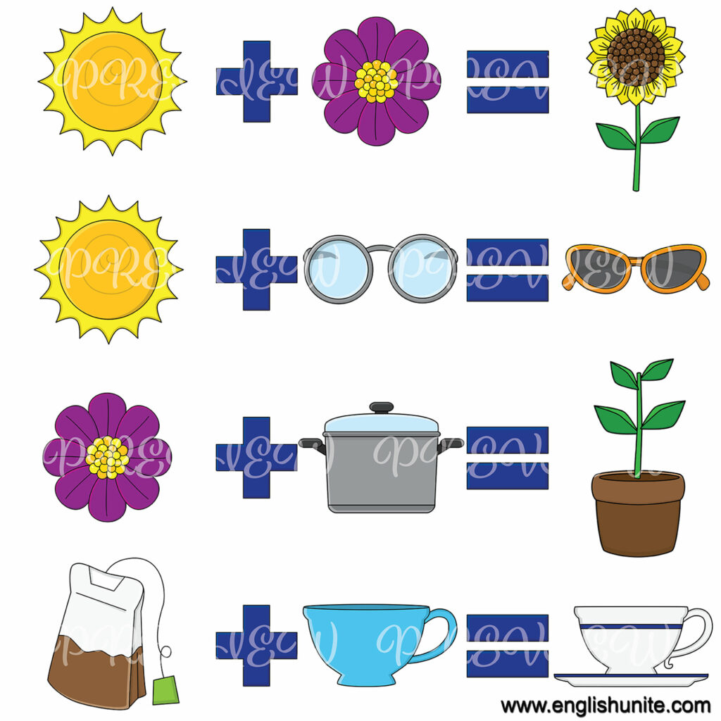 Clip Art - Compound Words Pack 2 | Made By Teachers