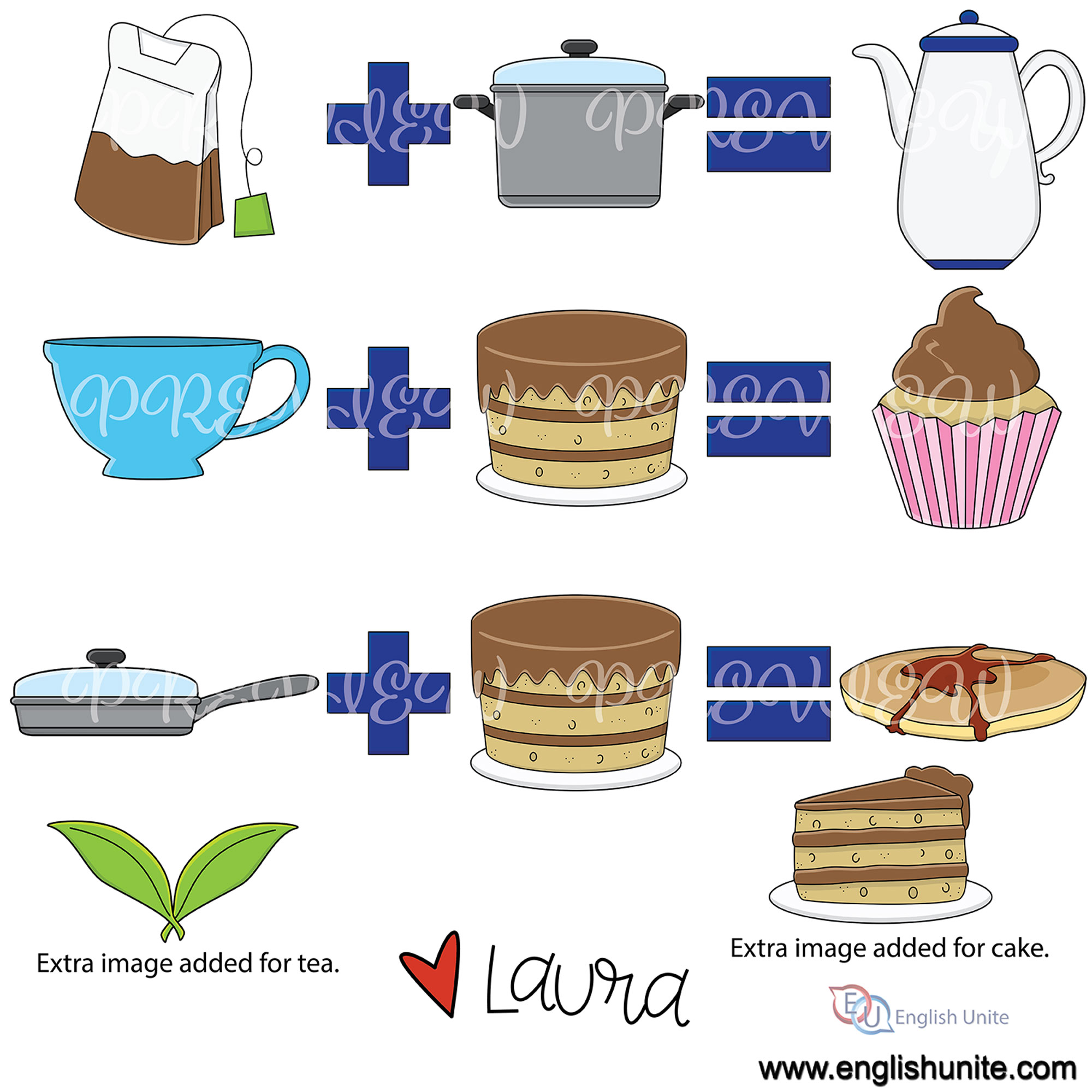 Clip Art - Compound Words Pack 2 | Made By Teachers