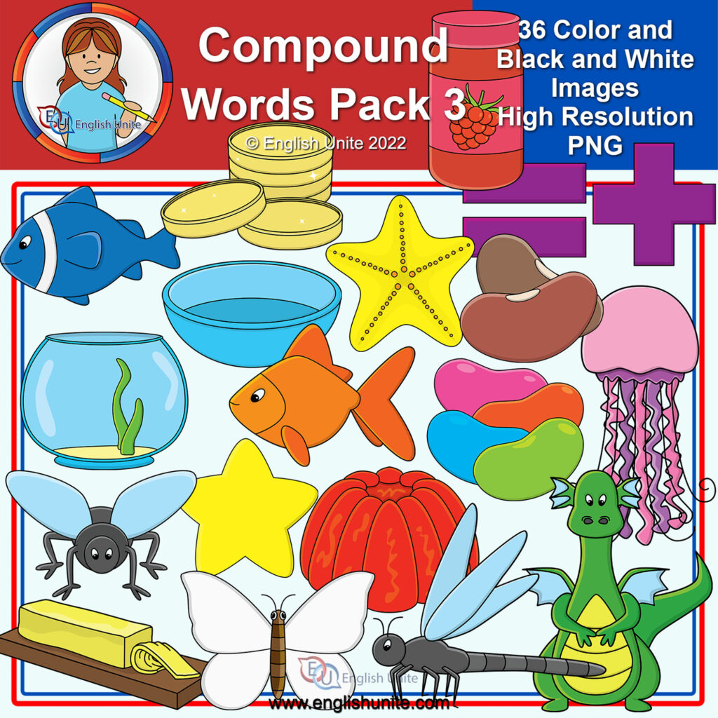 Clip Art - Compound Words Bundle | Made By Teachers