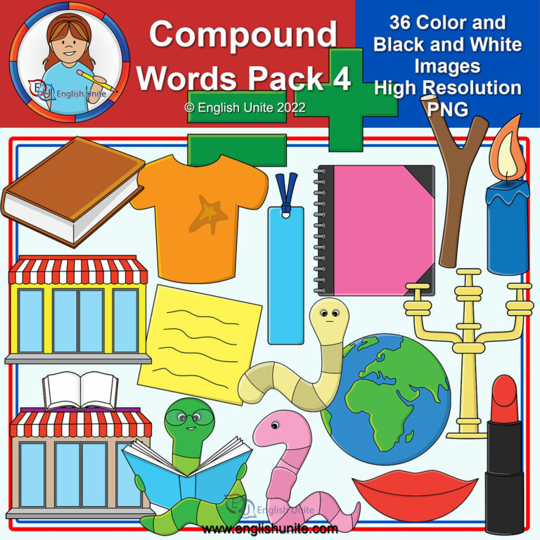 Clip Art - Compound Words Pack 4 | Made By Teachers