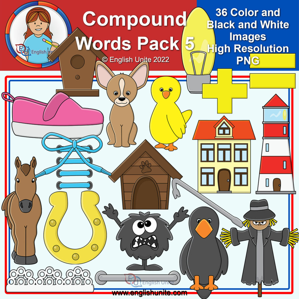 Clip Art - Compound Words Pack 5 | Made By Teachers