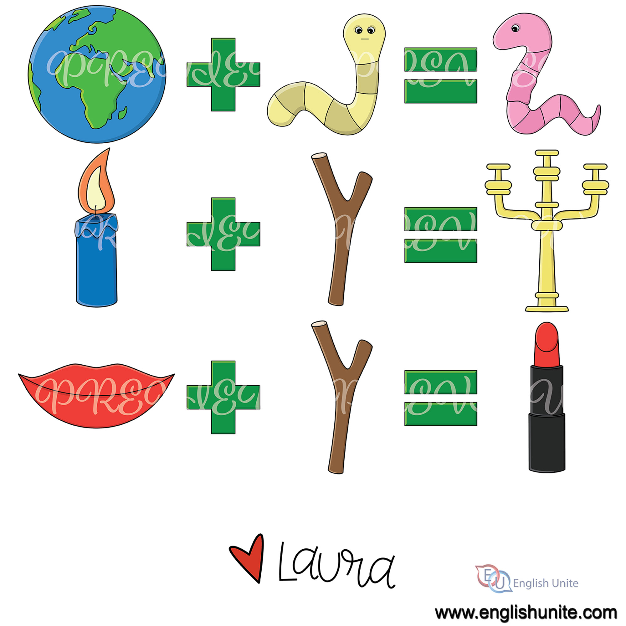 Clip Art - Compound Words Pack 4 | Made By Teachers