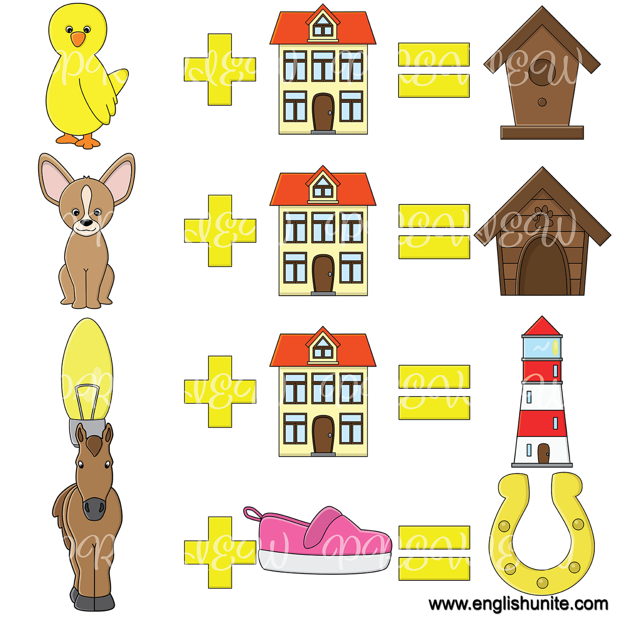 Clip Art - Compound Words Pack 5 | Made By Teachers