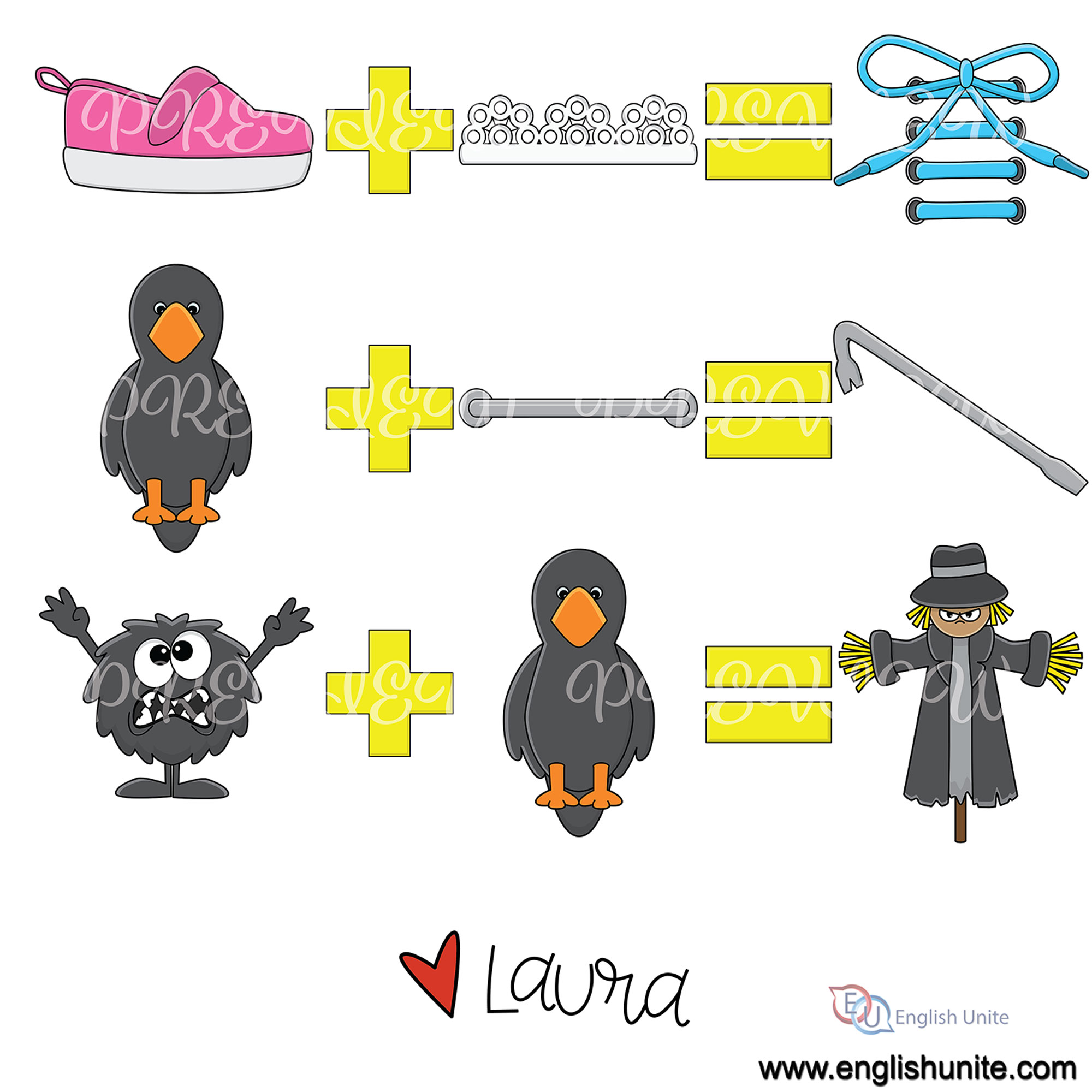 Clip Art - Compound Words Pack 5 | Made By Teachers