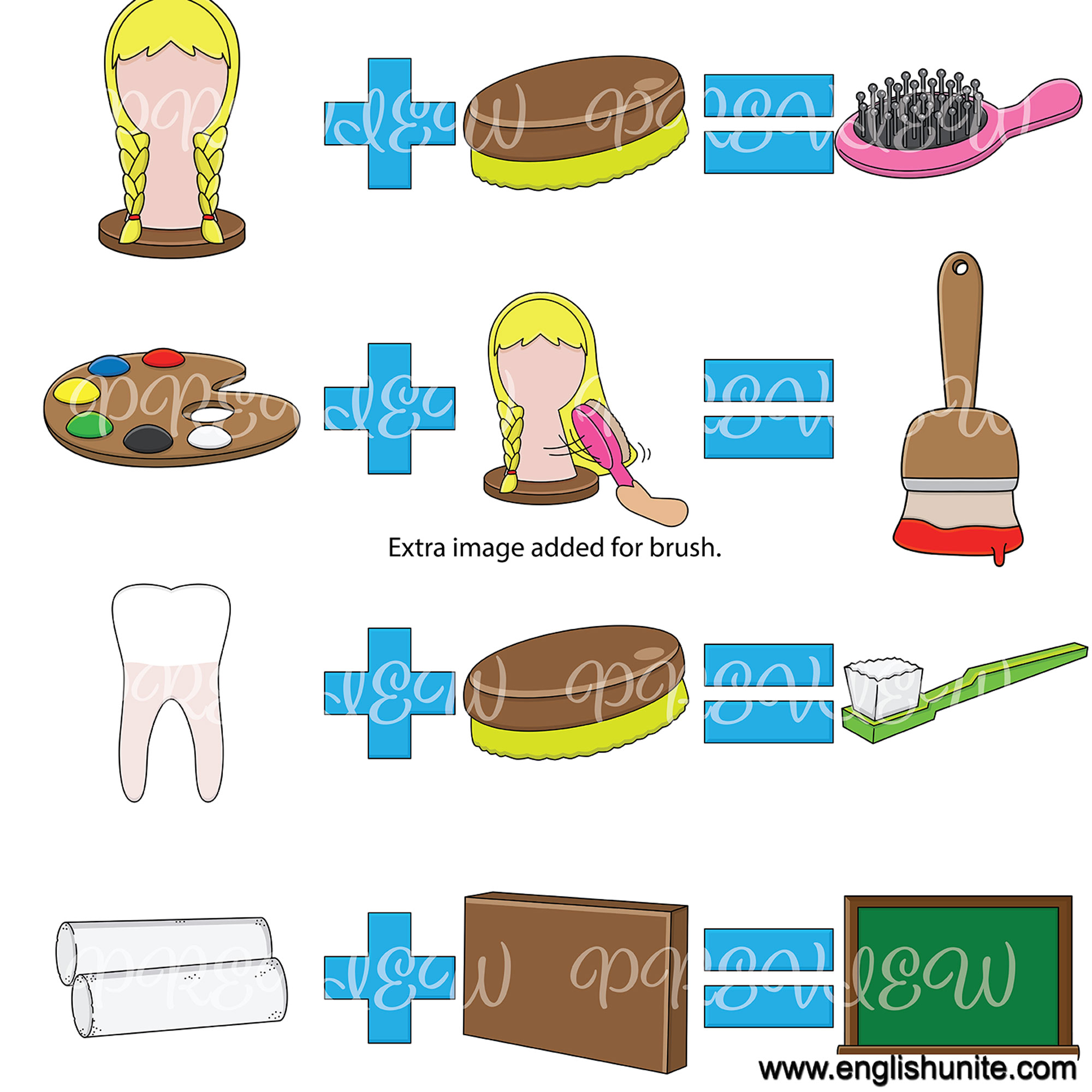 Clip Art - Compound Words Pack 6 | Made By Teachers