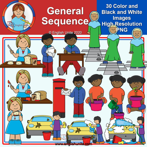 Clip Art - 3 Step Sequence - Made By Teachers