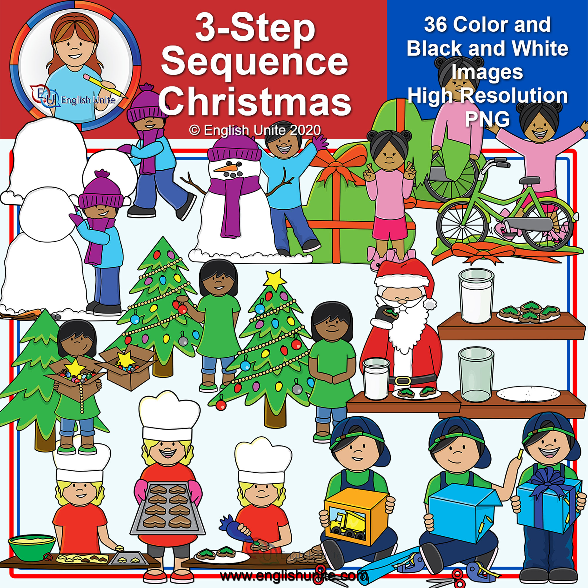 Clip Art - Christmas Sequence | Made By Teachers