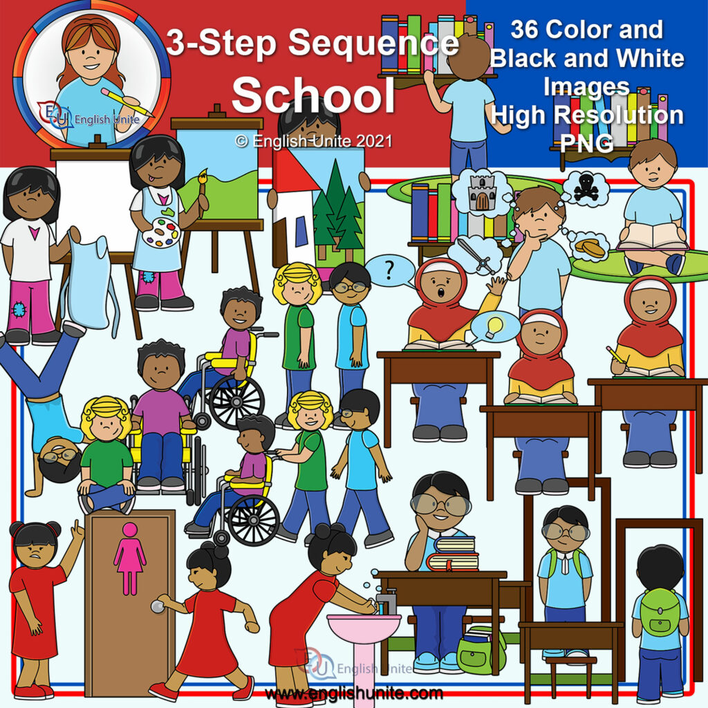 Clip Art - Sequence - School | Made By Teachers
