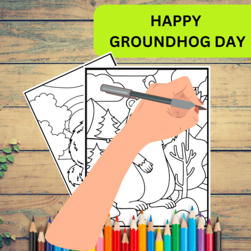 Groundhog Day Coloring Pages | Made By Teachers