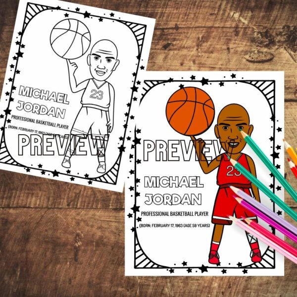 Black History Month Influential Black Male Leaders Coloring Pages ...