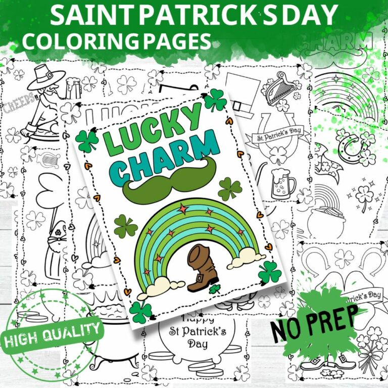 Saint Patrick’s Day Coloring Pages (12 HQ Printable Coloring Pages ...