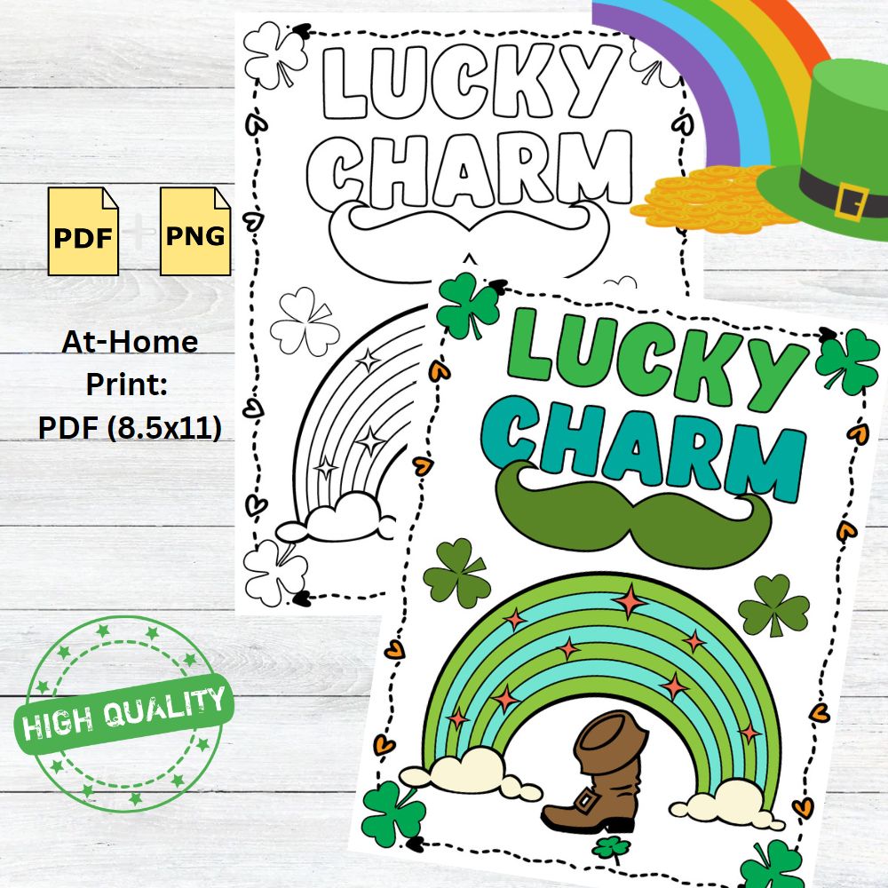 Saint Patrick’s Day Coloring Pages (12 HQ Printable Coloring Pages ...