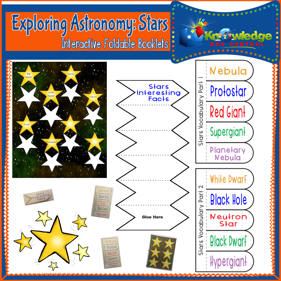 Exploring Astronomy: Stars Interactive Foldable Booklets | Made By Teachers