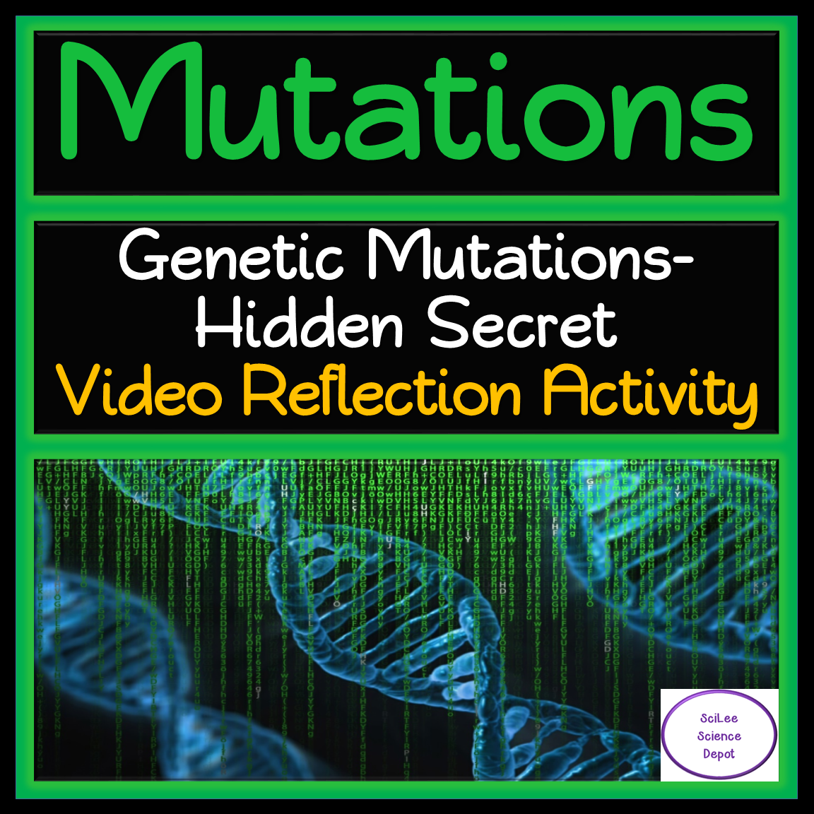 Genetic Mutations Video Refection Activity | Made By Teachers