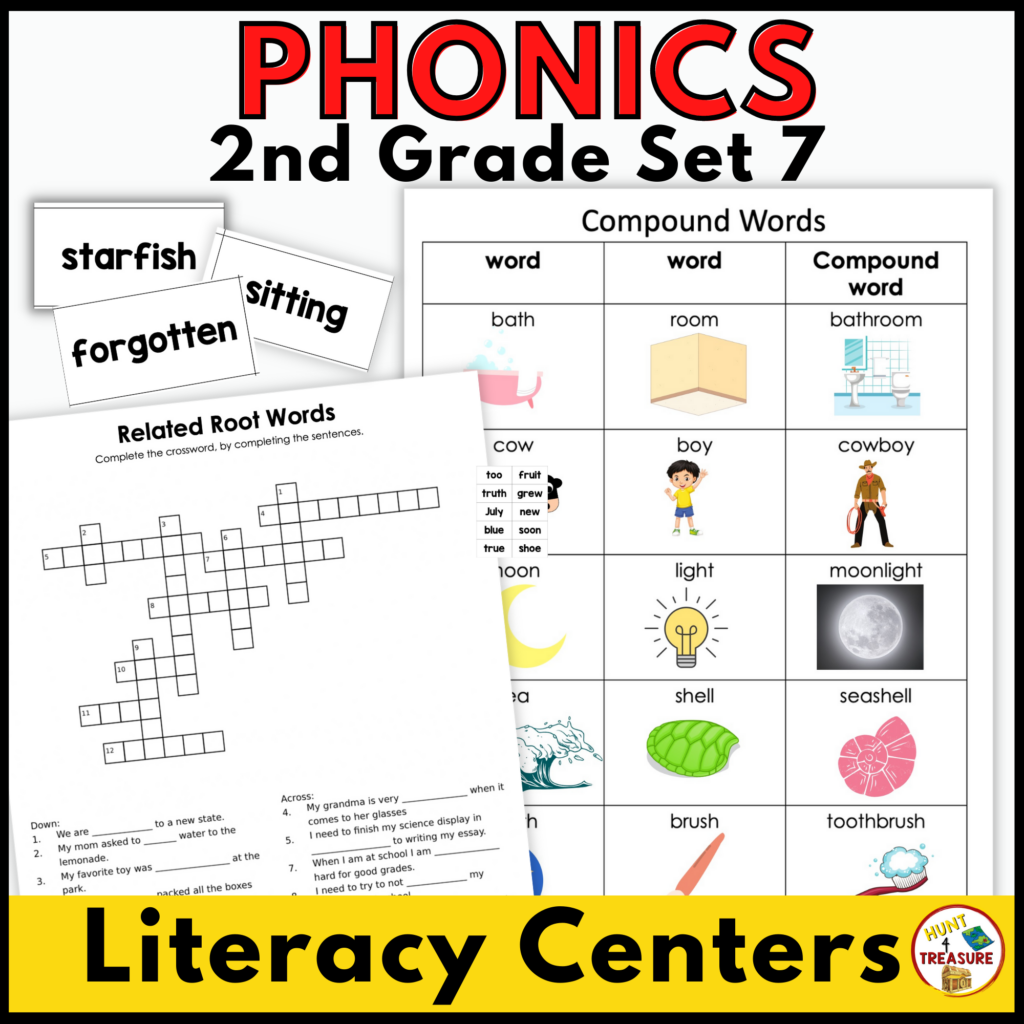 Benchmark Advance Phonics Anchor Charts and Activities | 2nd Grade Unit ...