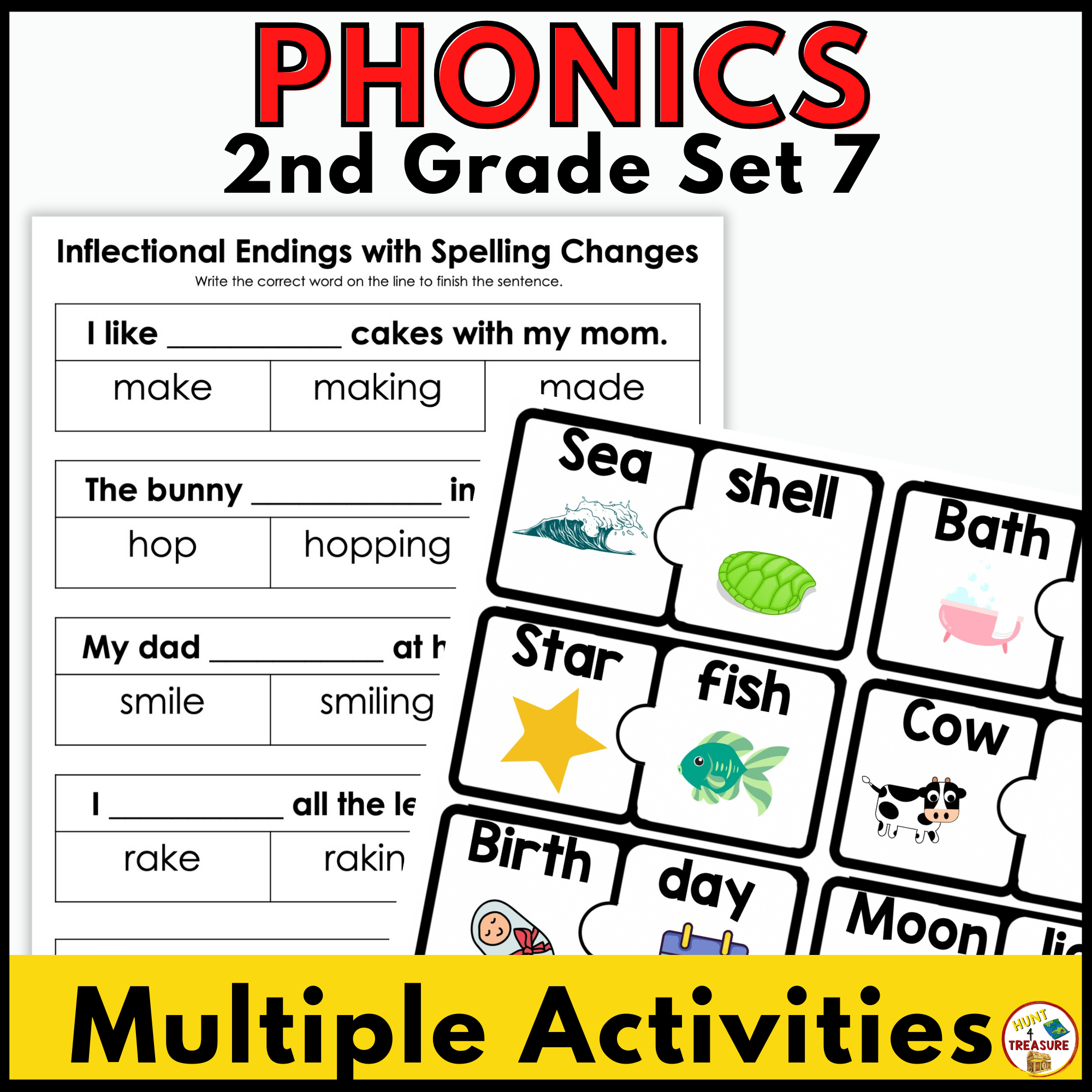 Benchmark Advance Phonics Anchor Charts and Activities | 2nd Grade Unit ...