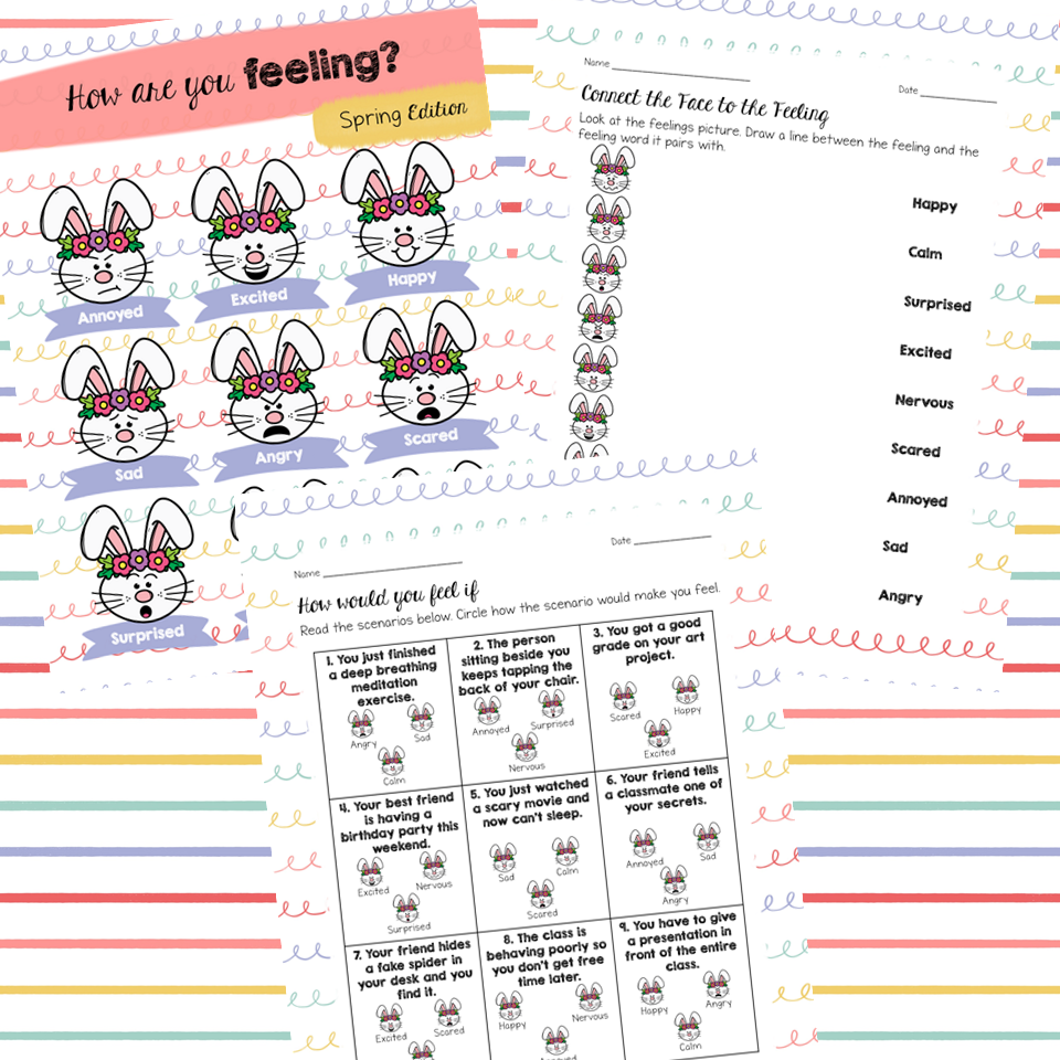 Spring Time Emotions Activities, Games, Worksheets | Made By Teachers