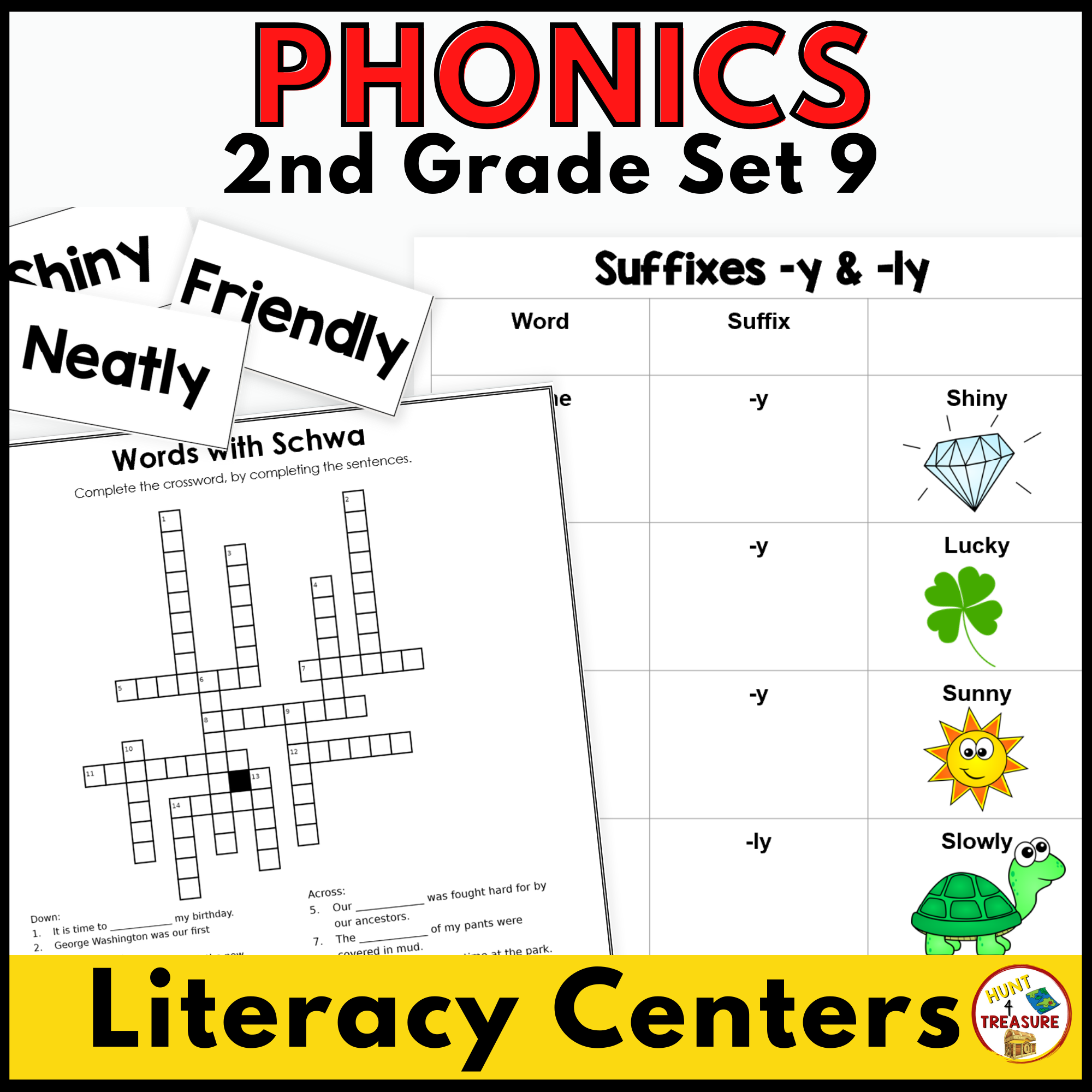 Benchmark Advance Phonics Anchor Charts & Activities | 2nd Grade Unit 2 ...