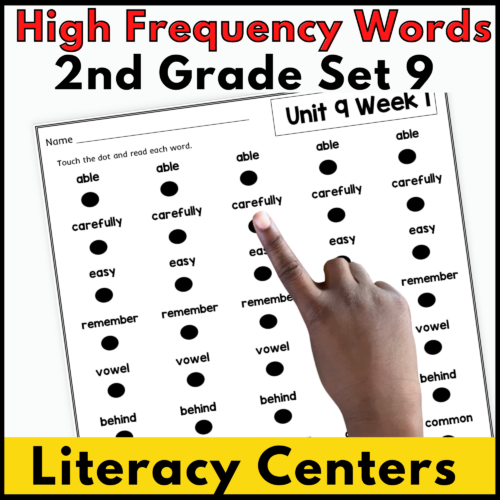 Benchmark Advance High Frequency Word Activities | 2nd Grade Unit 9 ...