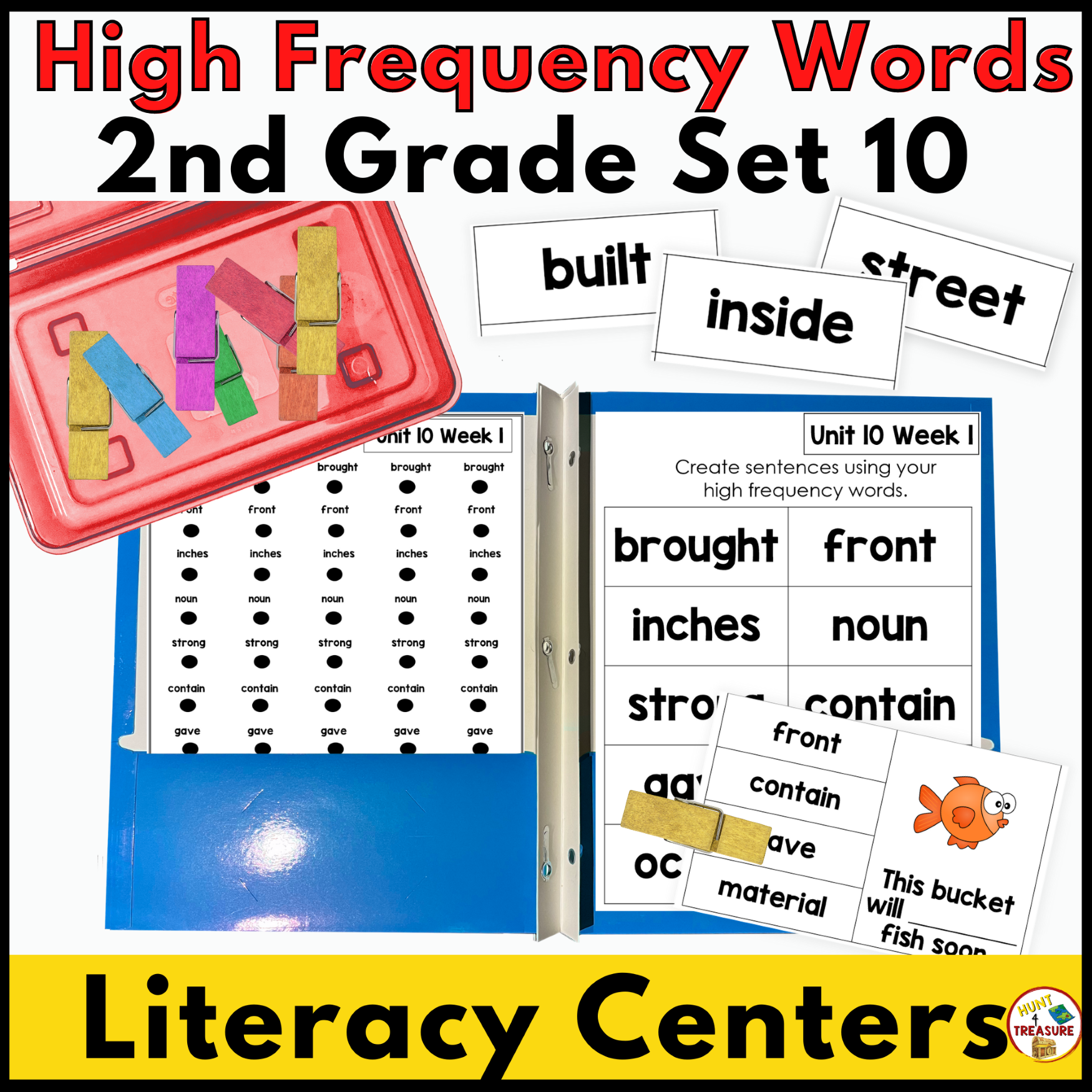 Benchmark Advance High Frequency Word Activities | 2nd Grade Unit 10 ...