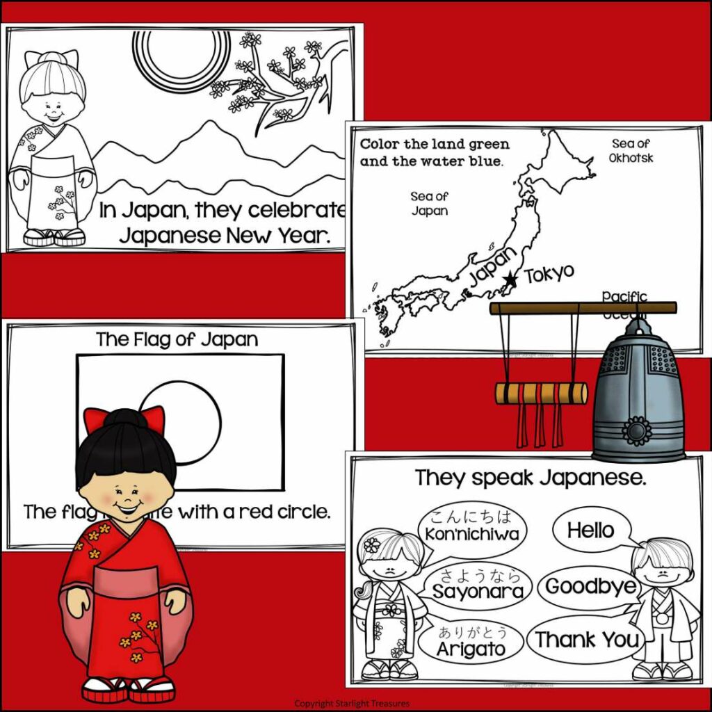 Japanese New Year Mini Book for Early Readers | Made By Teachers