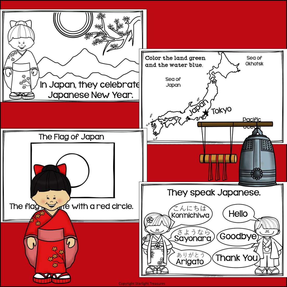 Japanese New Year Mini Book for Early Readers | Made By Teachers